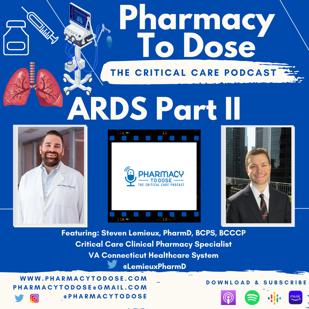 ARDS Part II References – Pharmacy to Dose: The Critical Care Podcast