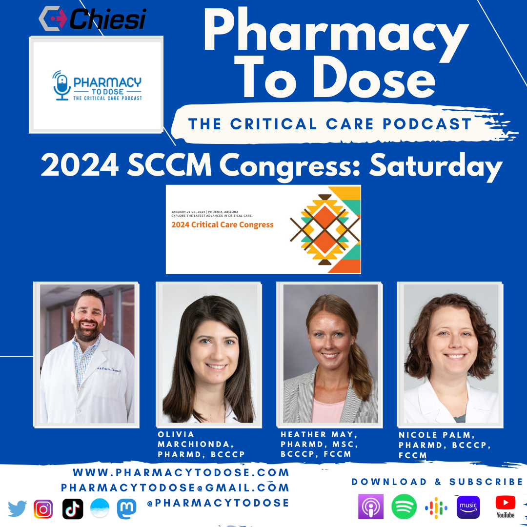 Pharmacy to Dose: The Critical Care Podcast – Discussing critical care ...