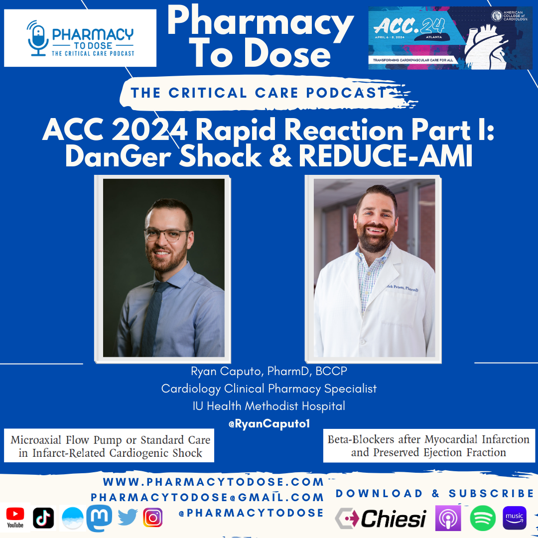 ACC 2024 Rapid Reaction: Part I References – Pharmacy to Dose: The ...