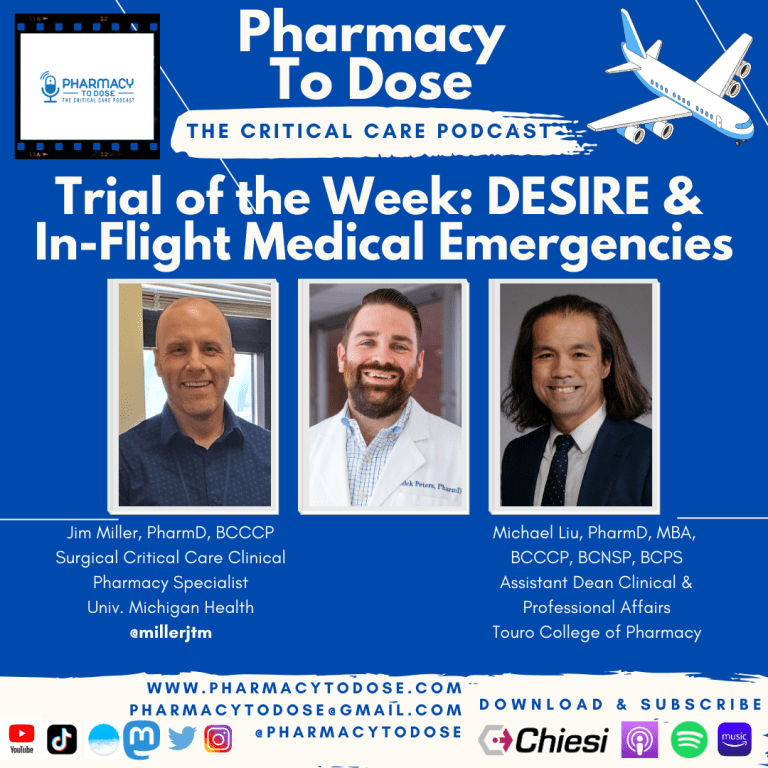 Pharmacy to Dose: The Critical Care Podcast – Discussing critical care ...