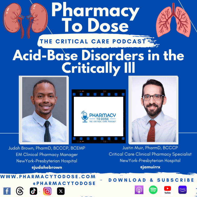 Pharmacy to Dose: The Critical Care Podcast – Discussing critical care ...